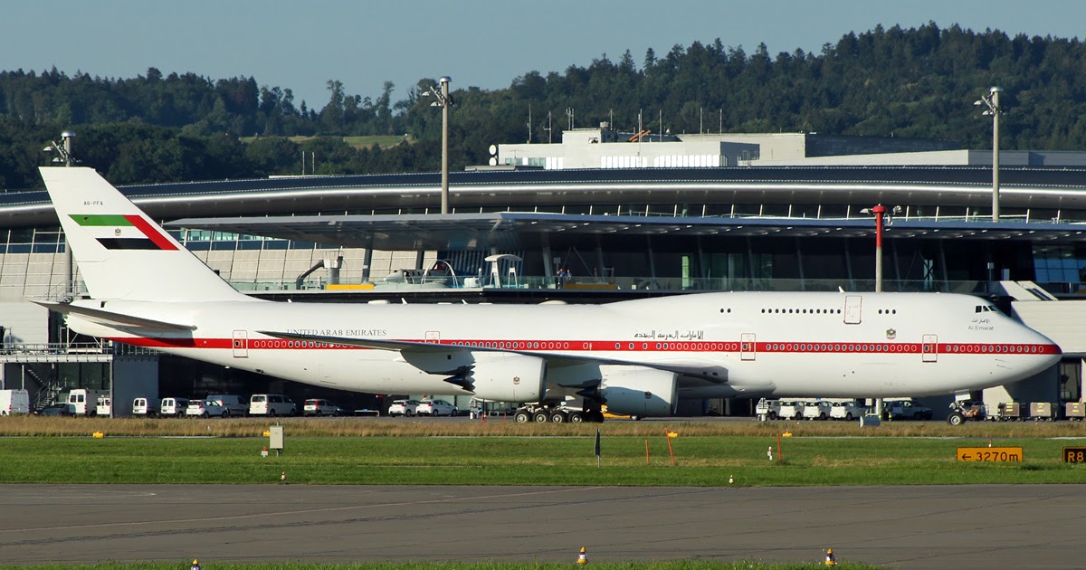 Eastwings: B-747-8Z5 BBJ * United Arab Emirates * Abu Dhabi Amiri ...