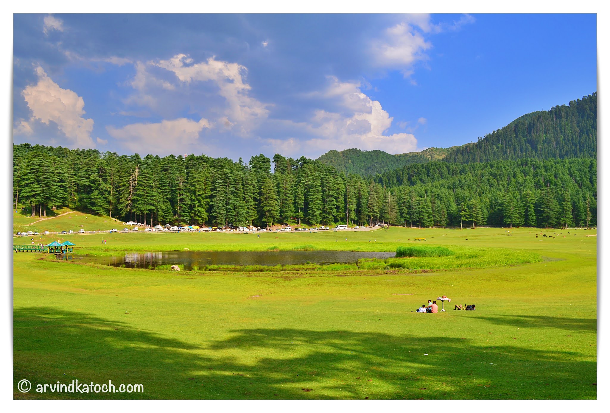 High Definition Beautiful Pictures of Khajjiar (Lake and ground) Chamba