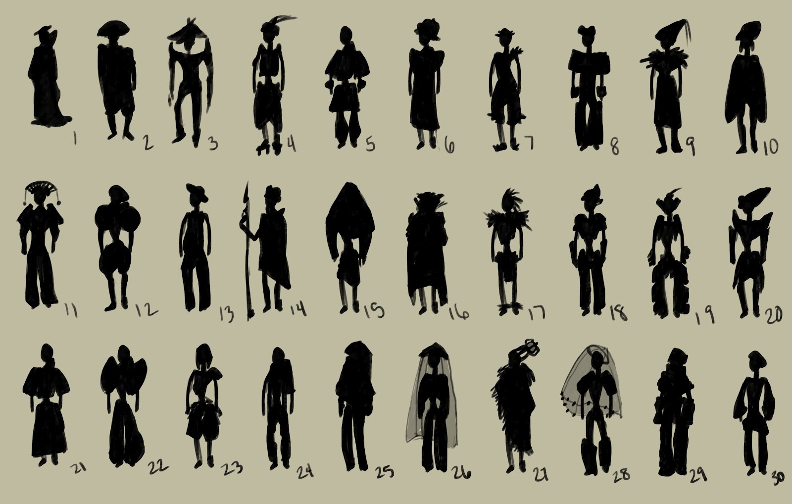 Video Game Character Silhouette