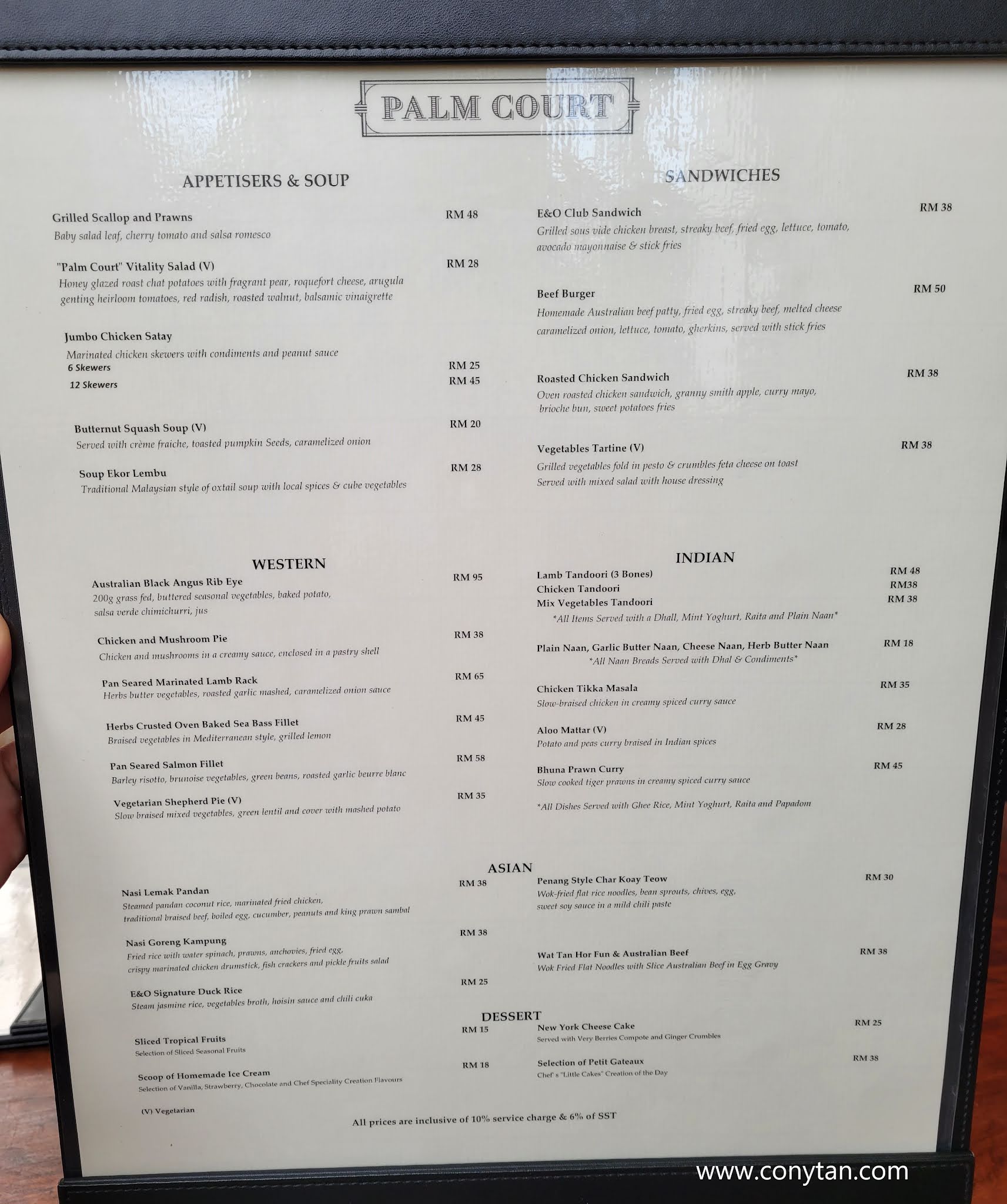 Cony in blogging: Palm Court, E&O Hotel Penang | Asian and ...