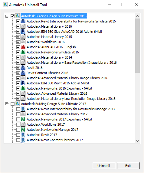 Bim Chapters Autodesk Uninstall Tool