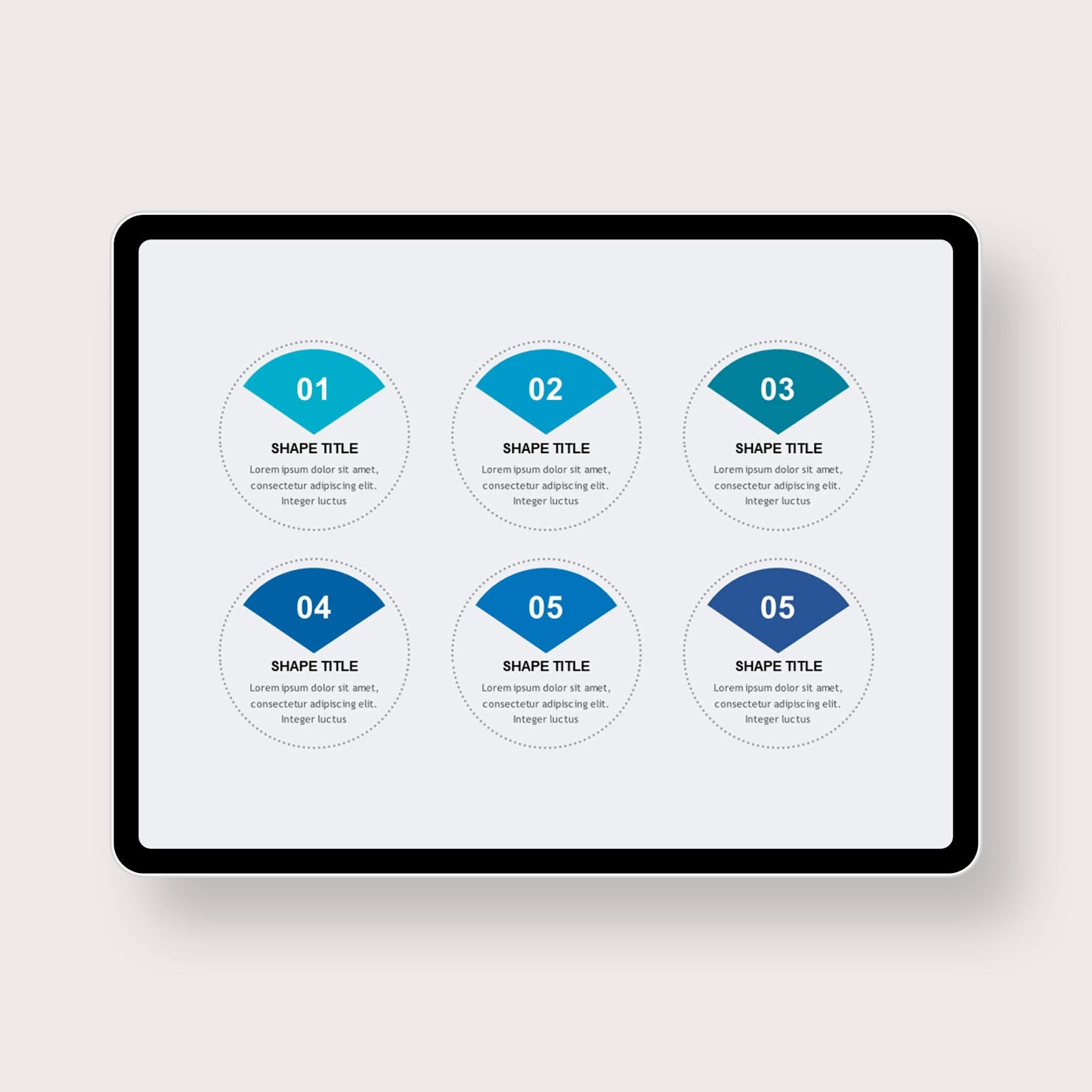 Normal Circle Contents PowerPoint Templates - PowerPoint Free