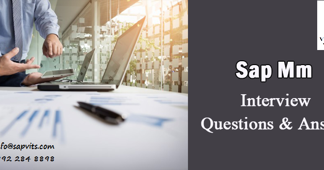 SAP MM Interview Questions & Answers
