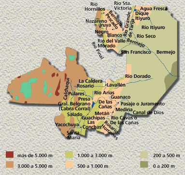 La Provincia de Salta: Hidrografia de salta