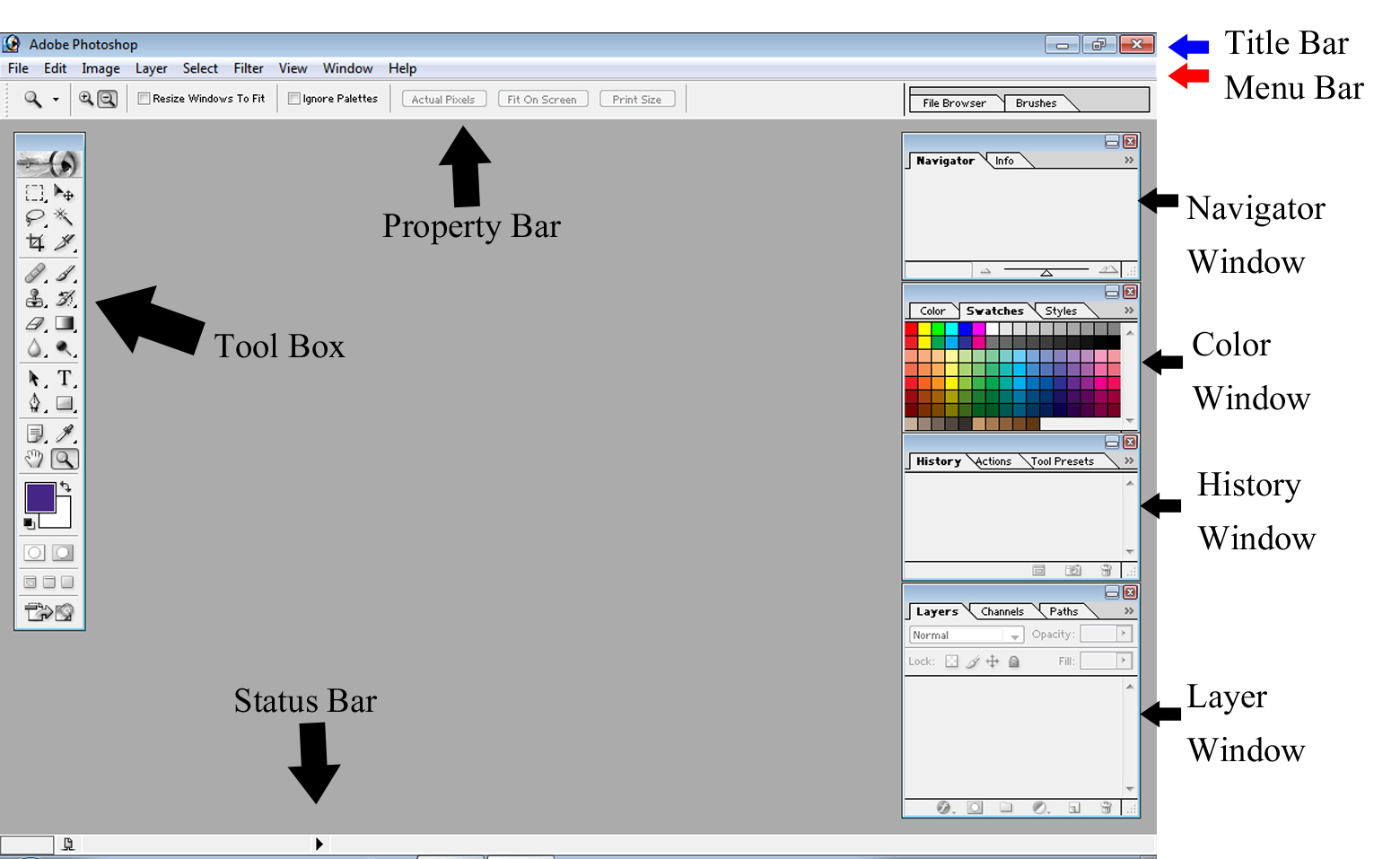 Photoshop screen details