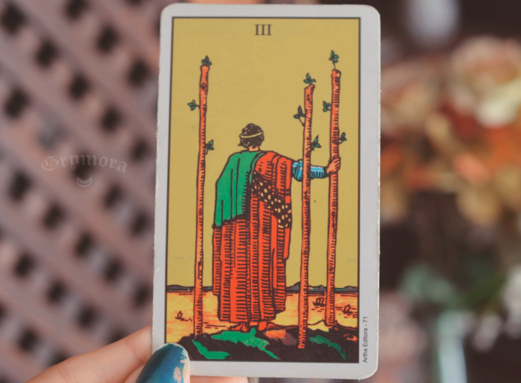 Significado da Carta 3 de Paus no Tarot || ☾ GRYMORA TAROT
