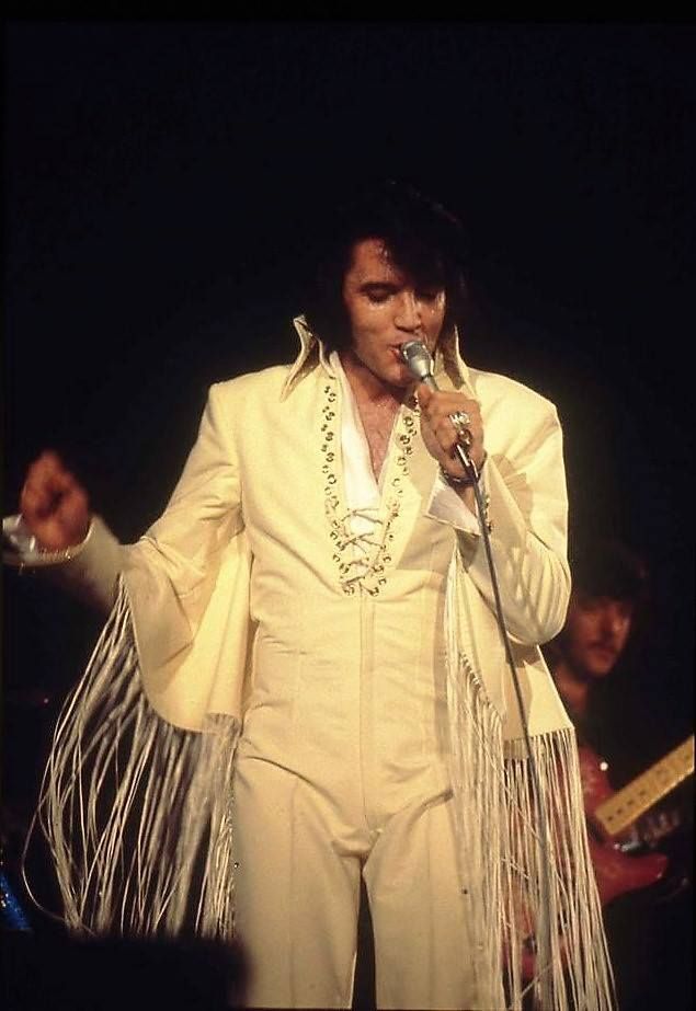 Elvis Presley . . . : Jumpsuit - Long Fringe Cape vel Wing