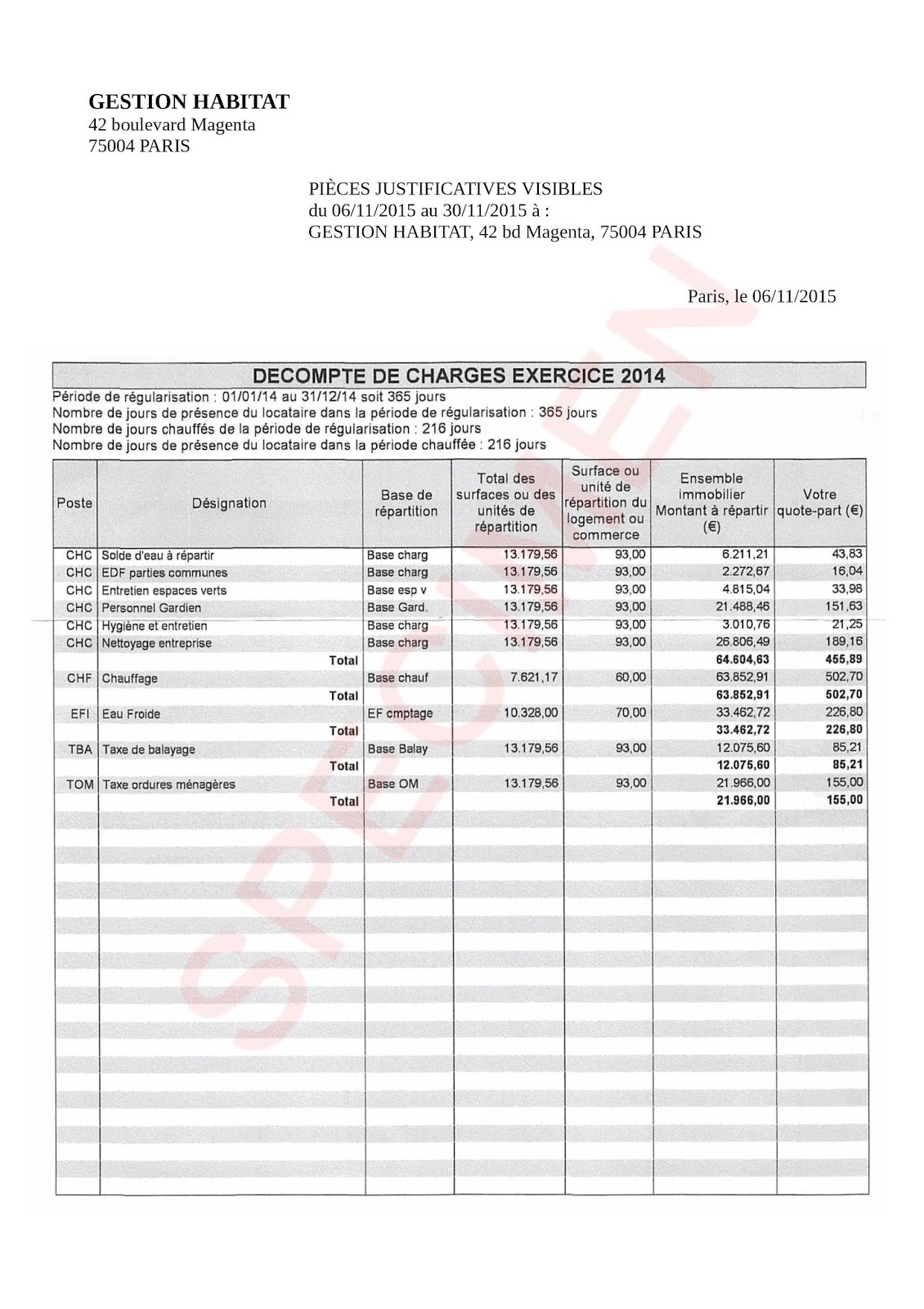 Une Injonction de Faire pour la Régularisation des Provisions sur Charges