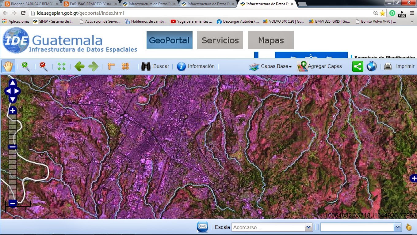 FARUSAC REMOTO: ORTOFOTOS DE GUATEMALA EN COORDENADAS