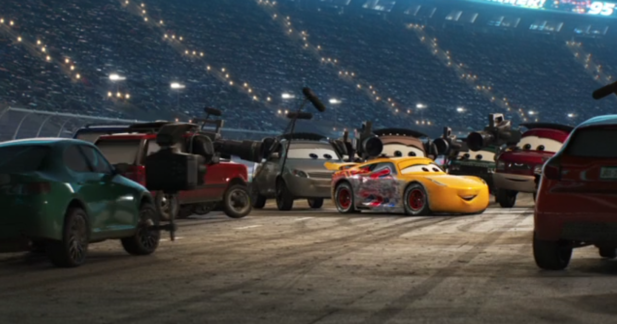 Dan the Pixar Fan: Cars 3: Track Damage Cruz Ramirez