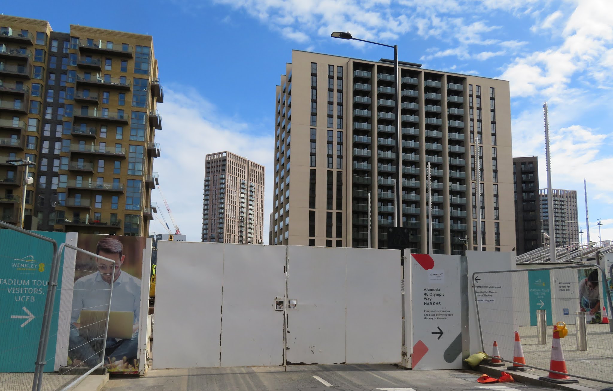 WEMBLEY MATTERS: Engineers Way closed until April 15th - no completion ...
