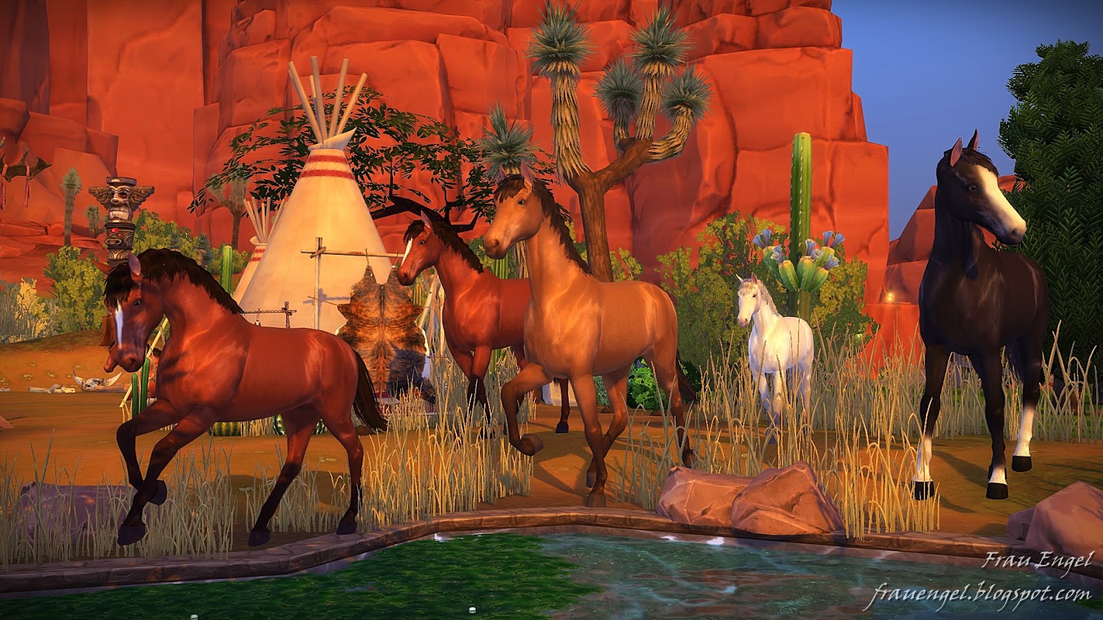 Frau Engel: Native American Village