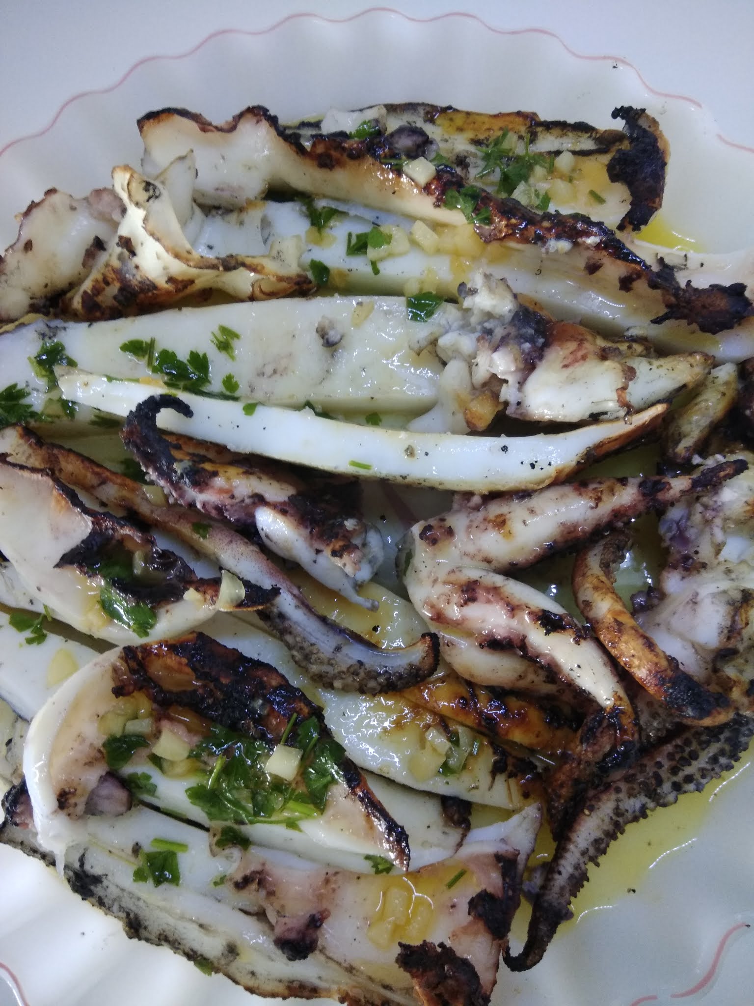 Choco gigante grelhado