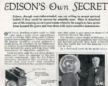 The Presurfer: Thomas Edison's Least Successful Invention: The Spirit Phone