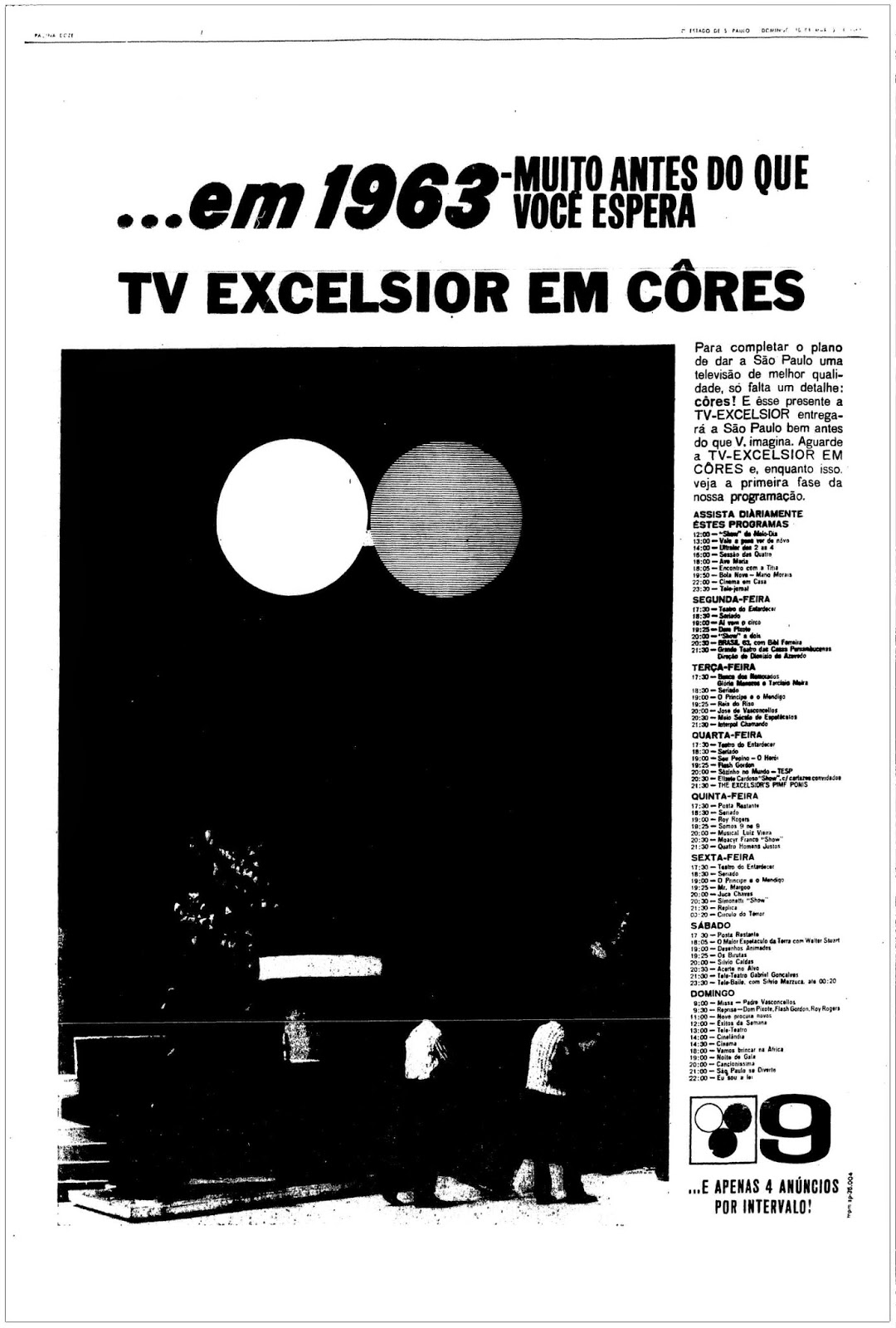 Brazilian Pop: TV Excelsior Canal 9 - São Paulo