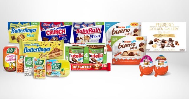 Ferrero Announces New Candies and Snacks for 2021 and Early 2022