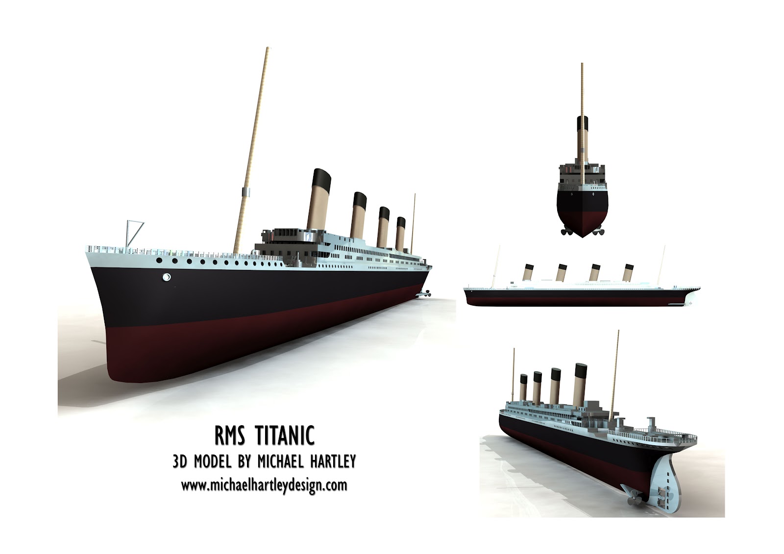 Michael Hartley Design: Titanic - 3d Modelling
