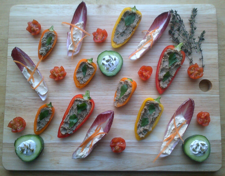 Rocket and Roses Vegan Kitchen: Vegan Canape Board