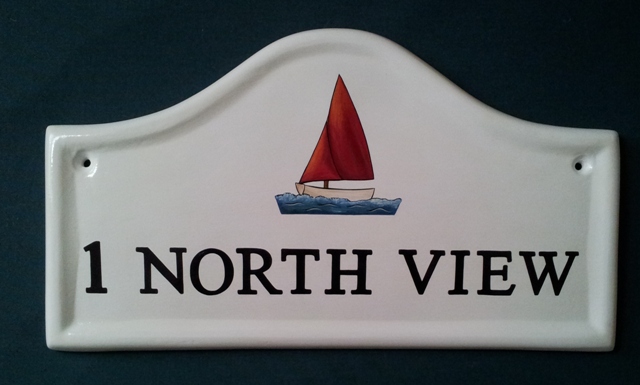 Hand Painted House Signs by Ceramic Art: March 2012