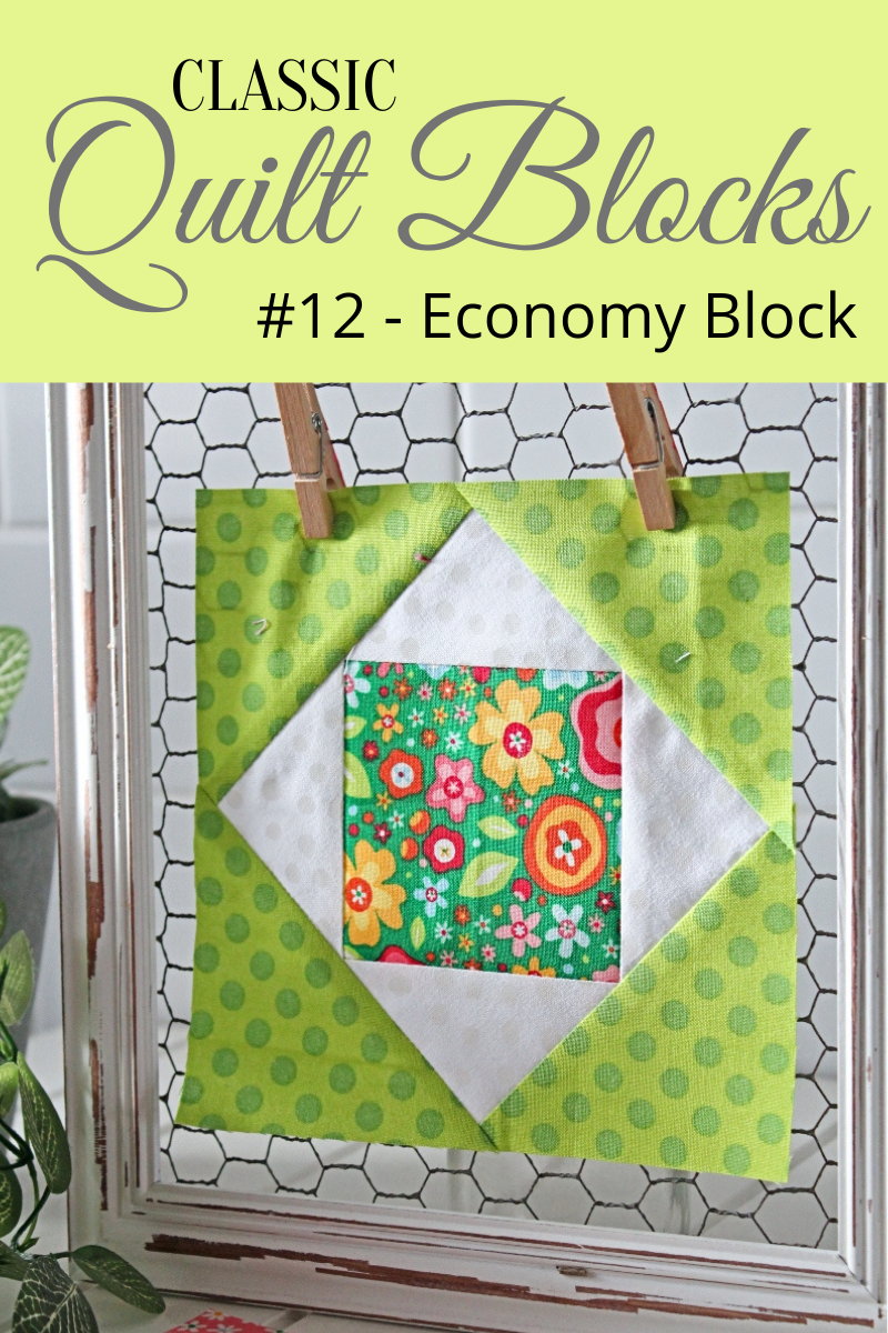 {Classic Quilt Blocks} Economy Block - A Tutorial + FPP Templates ...