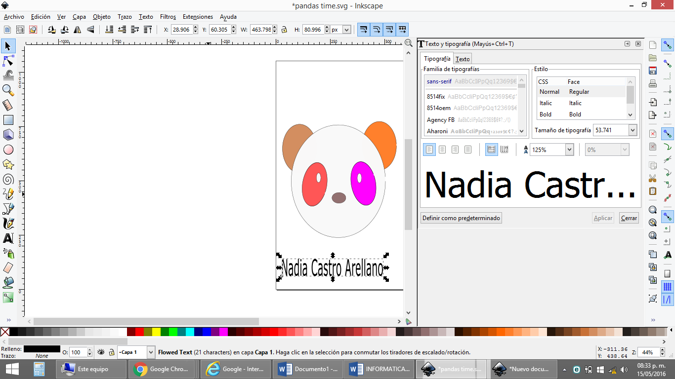 Trabajando con inkscape: TRABAJAR CON GRUPOS Trabajando con inkscape: TRABAJAR CON GRUPOS