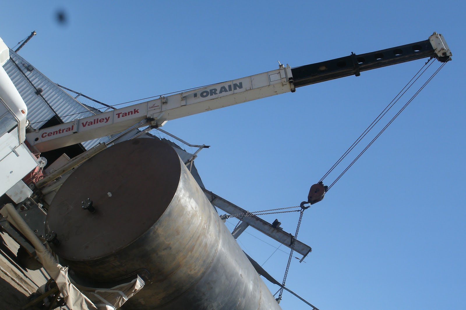 Central valley tank of California