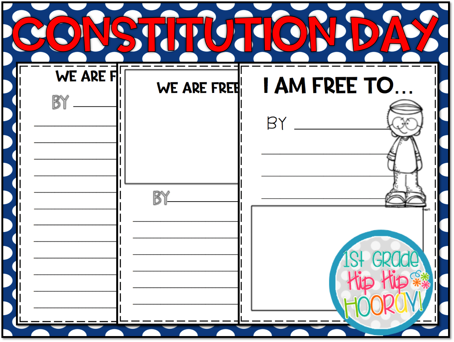1st Grade Hip Hip Hooray!: Constitution Day and Citizenship Activities ...