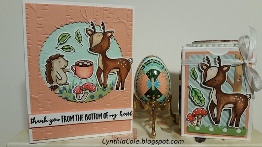 Cinder's Touch: Thank You Shadow Box Card