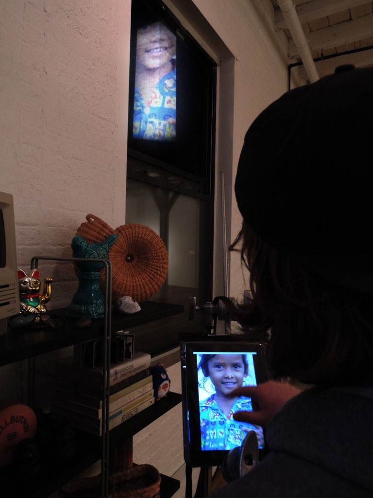 Aaron Harrow: Interactive outdoor projection