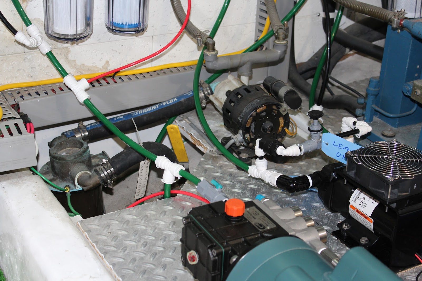 Alaskan Sea-Duction: Low Pressure tubing installed