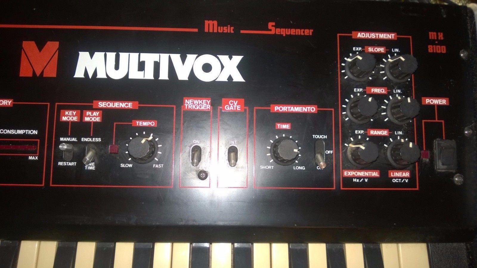 MATRIXSYNTH: Rare Multivox MX8100 - Analog Synth Controller/Sequencer ...