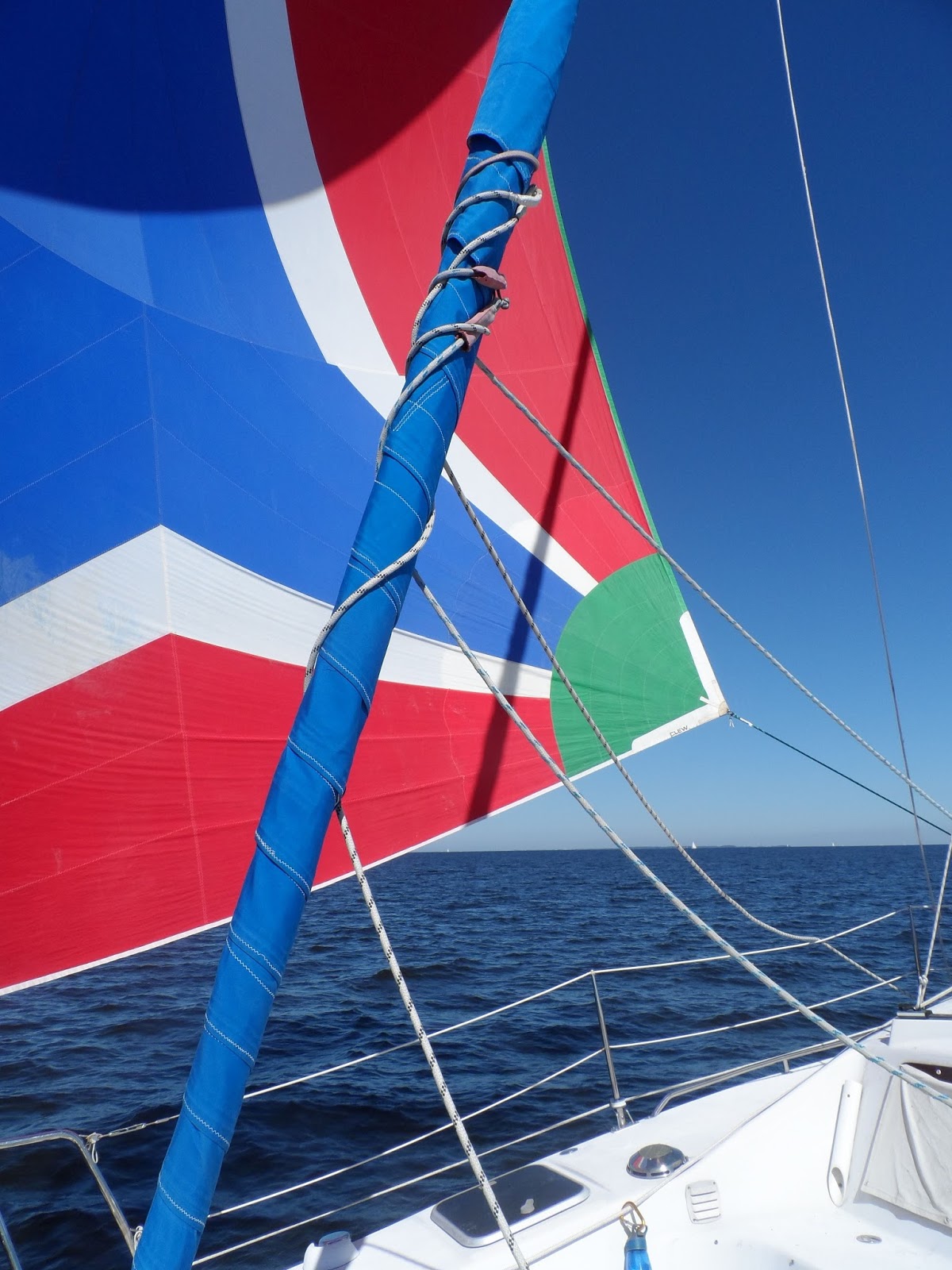 Sail Delmarva: A Bridle for Positioning the Spinaker Tack--Catamaran Stuff