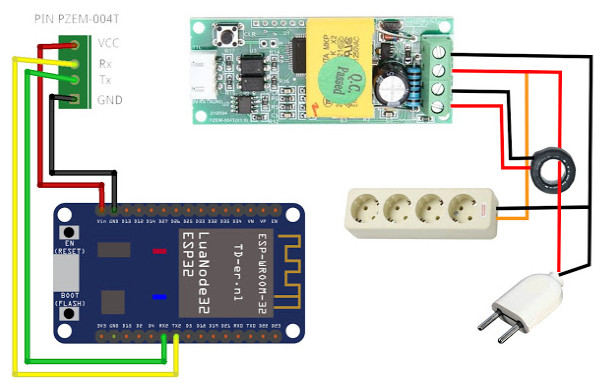 Sistem Monitor Pemakaian Energi Listrik menggunakan PZEM-004T berbasis IoT