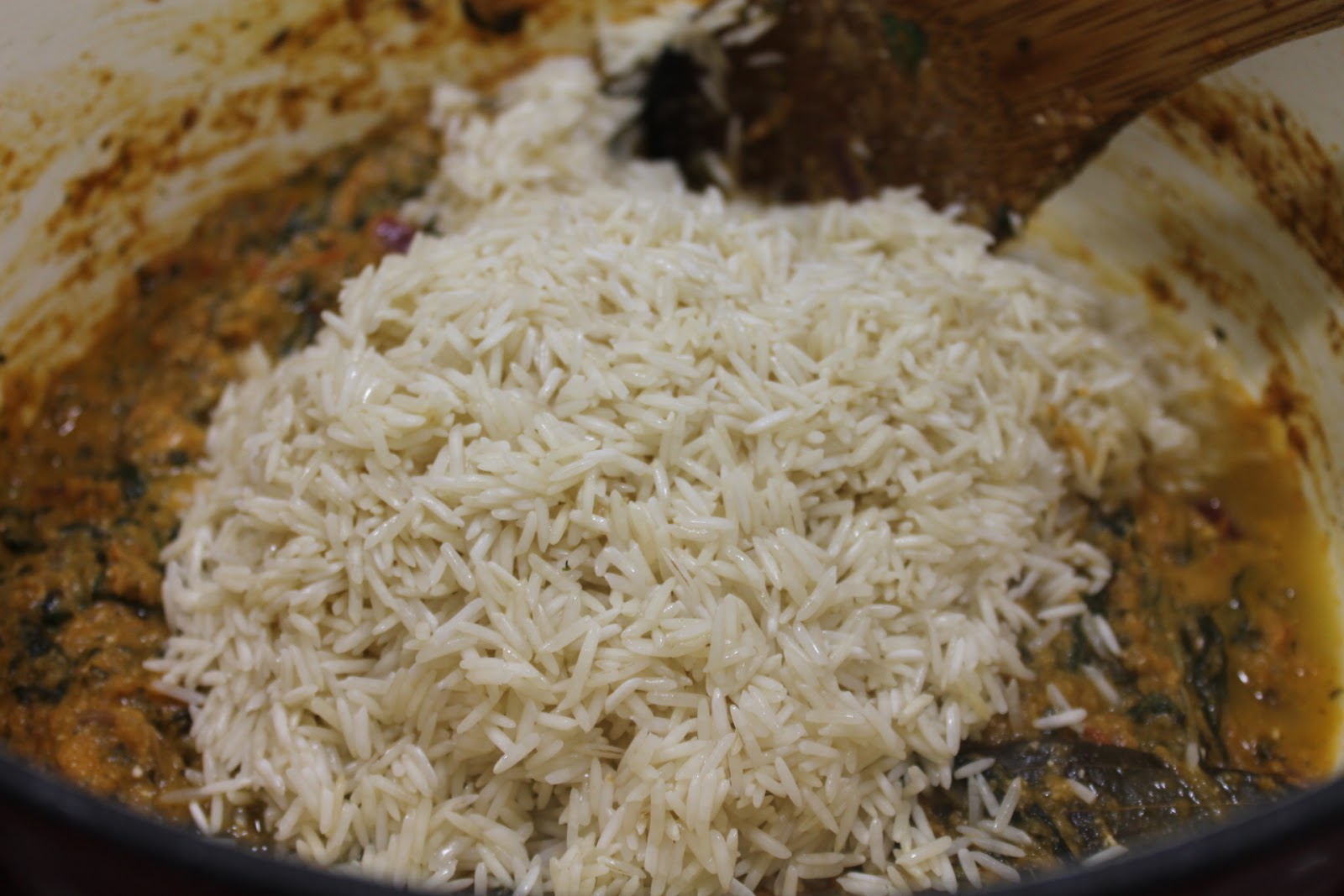 VineelaSiva: Kuska Rice/Plain Biryani/Amaranth Rice/Thotakoora Biryani