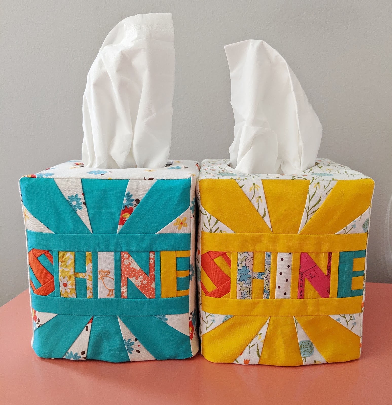 Pink Penguin: Tissue boxes to shine!