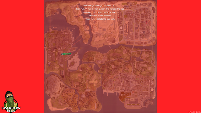 MTA SA F11 Harita İsim Gösterme Scripti