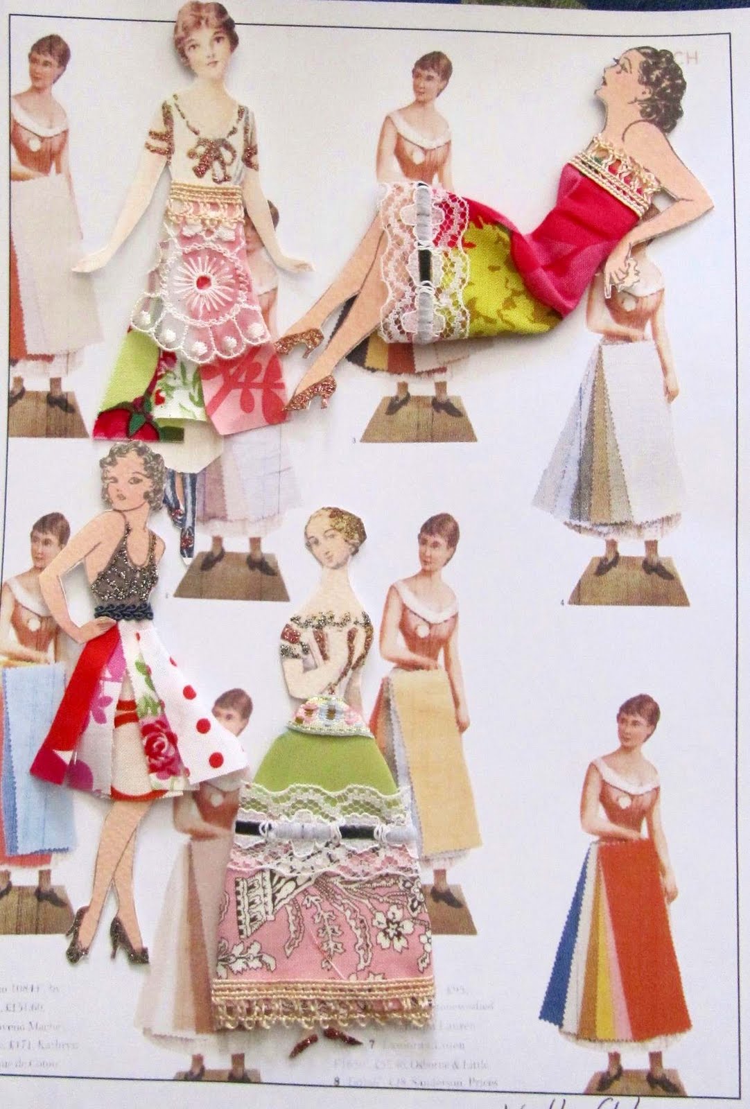 The manic recycling crafter: Scrap dolls