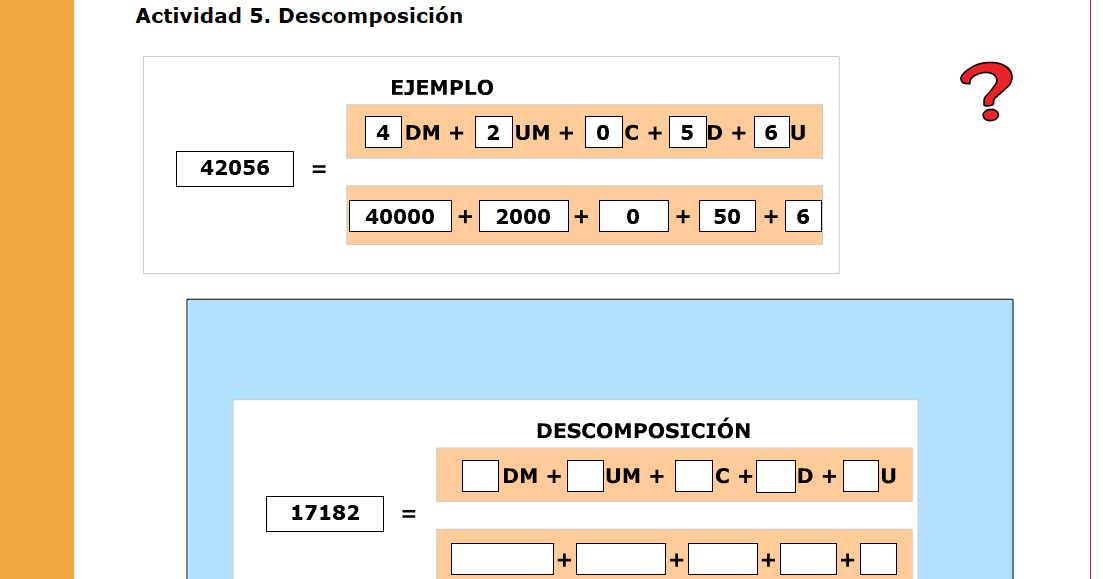 Nos aventuramos con Pilar Matemáticas: DESCOMPOSICIÓN DE NÚMEROS