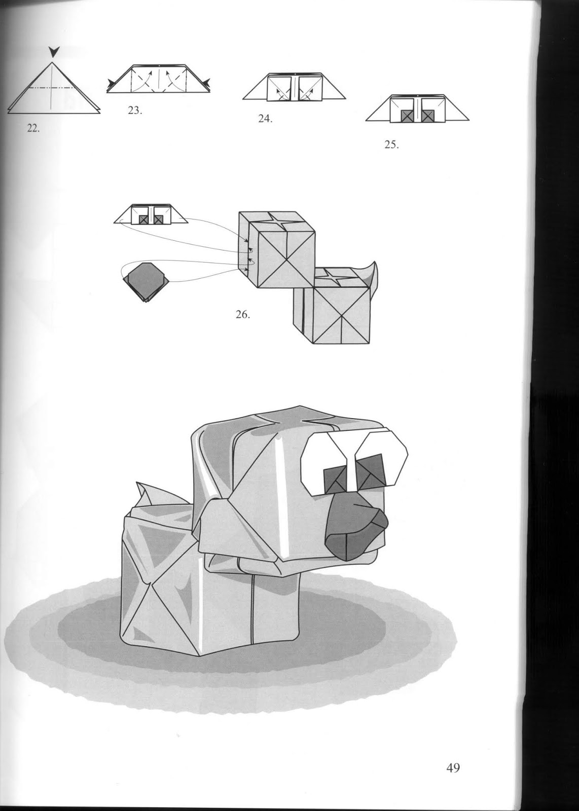 Origami Cartoon 4 Original - Ruby Book Origami