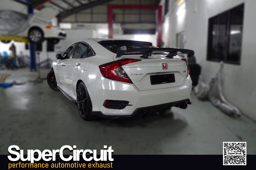 SUPERCIRCUIT Exhaust Pro Shop: Honda Civic FC 1.5 VTEC Turbo Cat-back ...