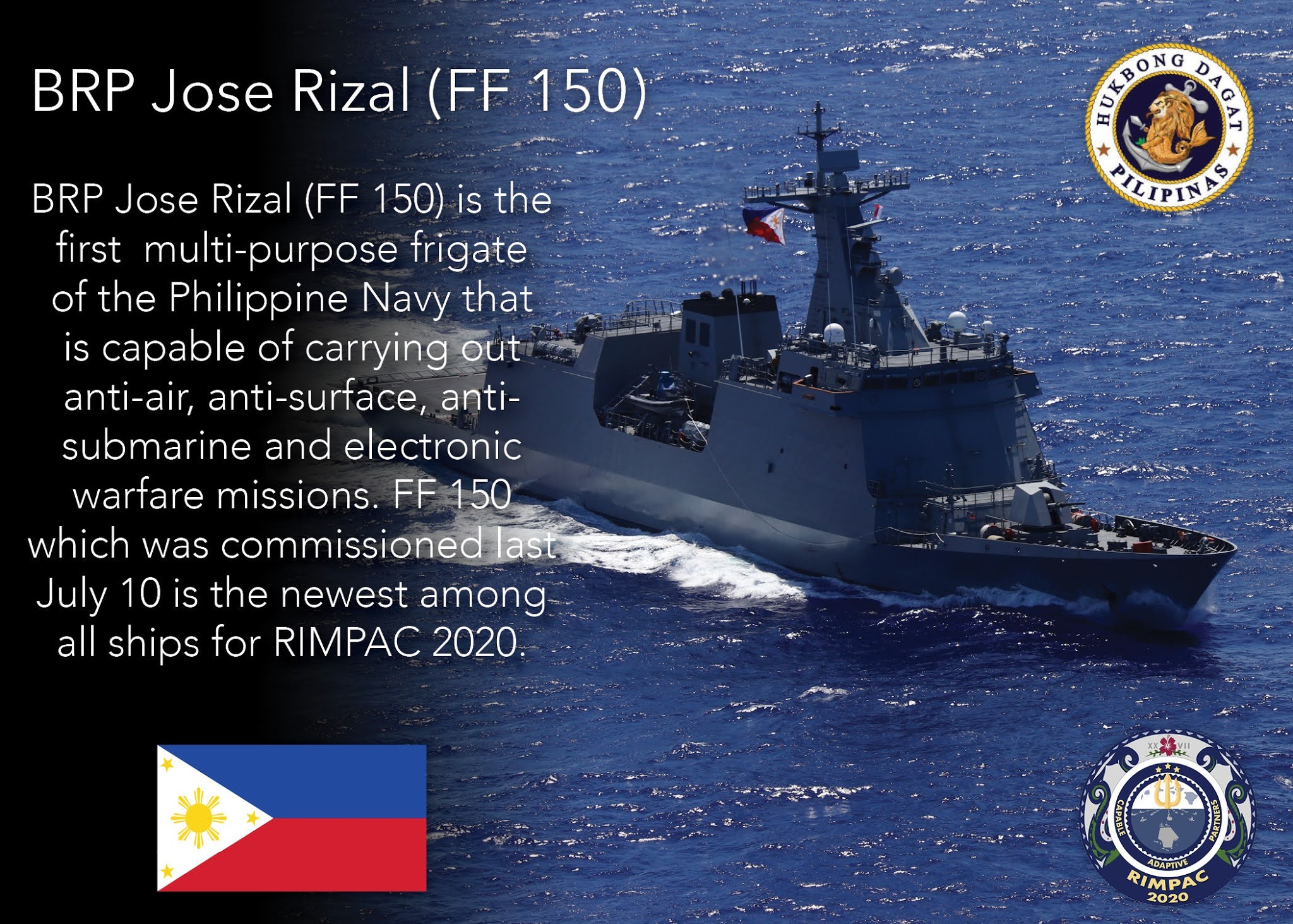 The rhk111 Philippine Defense Updates: The BRP Jose Rizal Pictures at ...