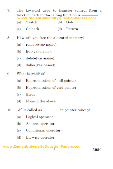 Bharathiar University B.Sc COMPUTING FUNDAMENTALS AND C PROGRAMMING ...