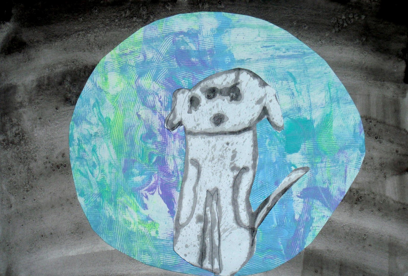 Doodle All Day: The Dog in the Moon Art Project