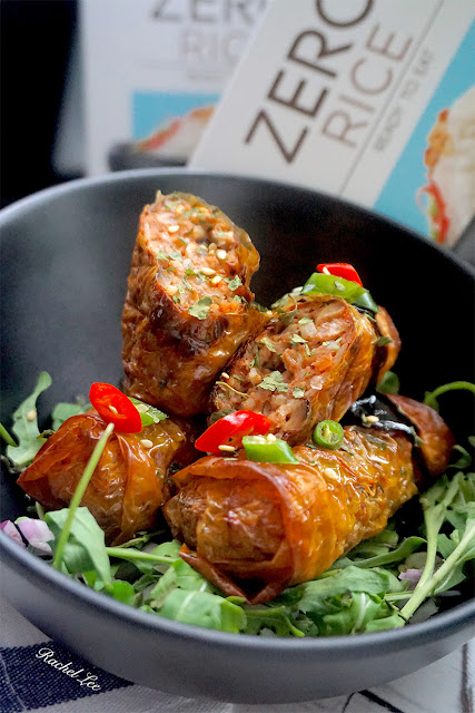 Say My Kitchen: Air Fried Chicken & Rice Ngoh Hiang 鸡丝五香饭卷