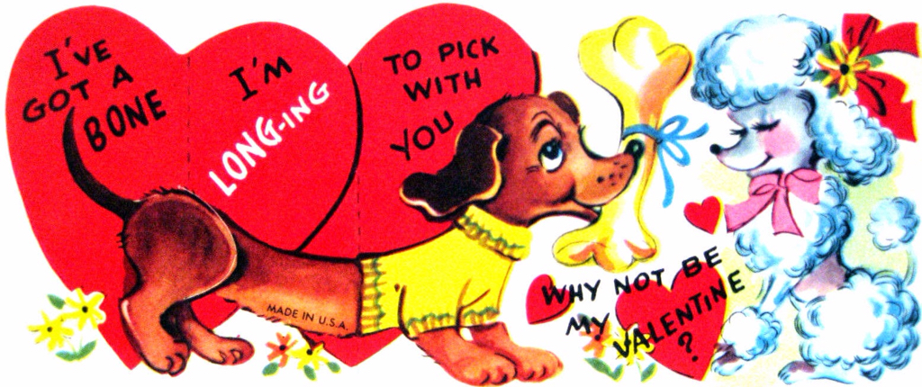 View from the Birdhouse: Dear Abby - 12 Vintage Dachshund Valentines ...