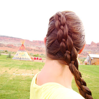 Miriam's Vlecht Lessen (Miriam's braiding instructions): 4 strand Dutch ...