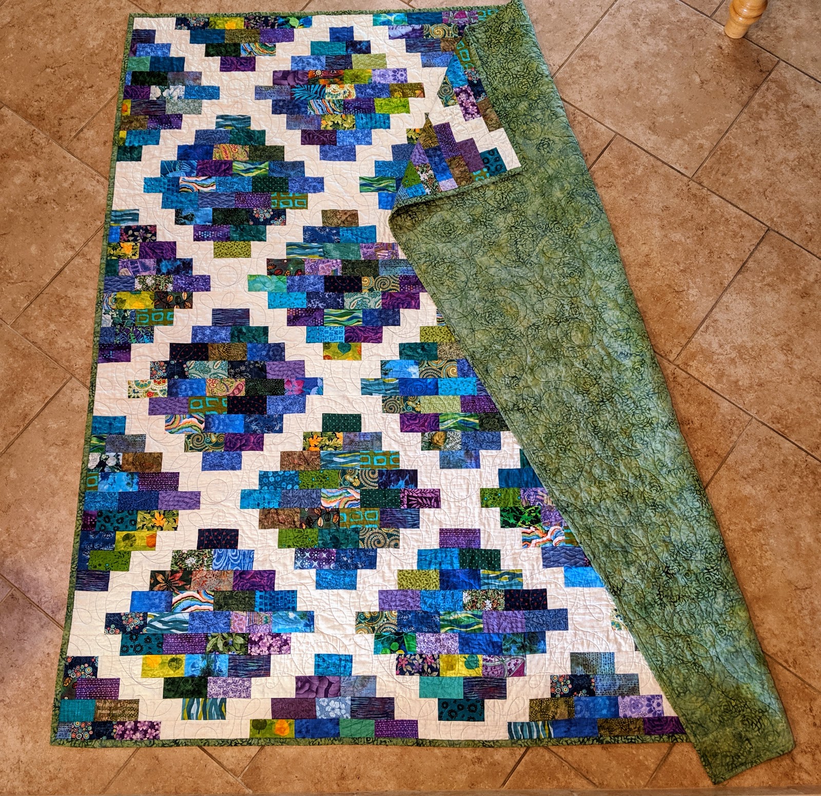 Cobblestones Oversized Couch Quilt