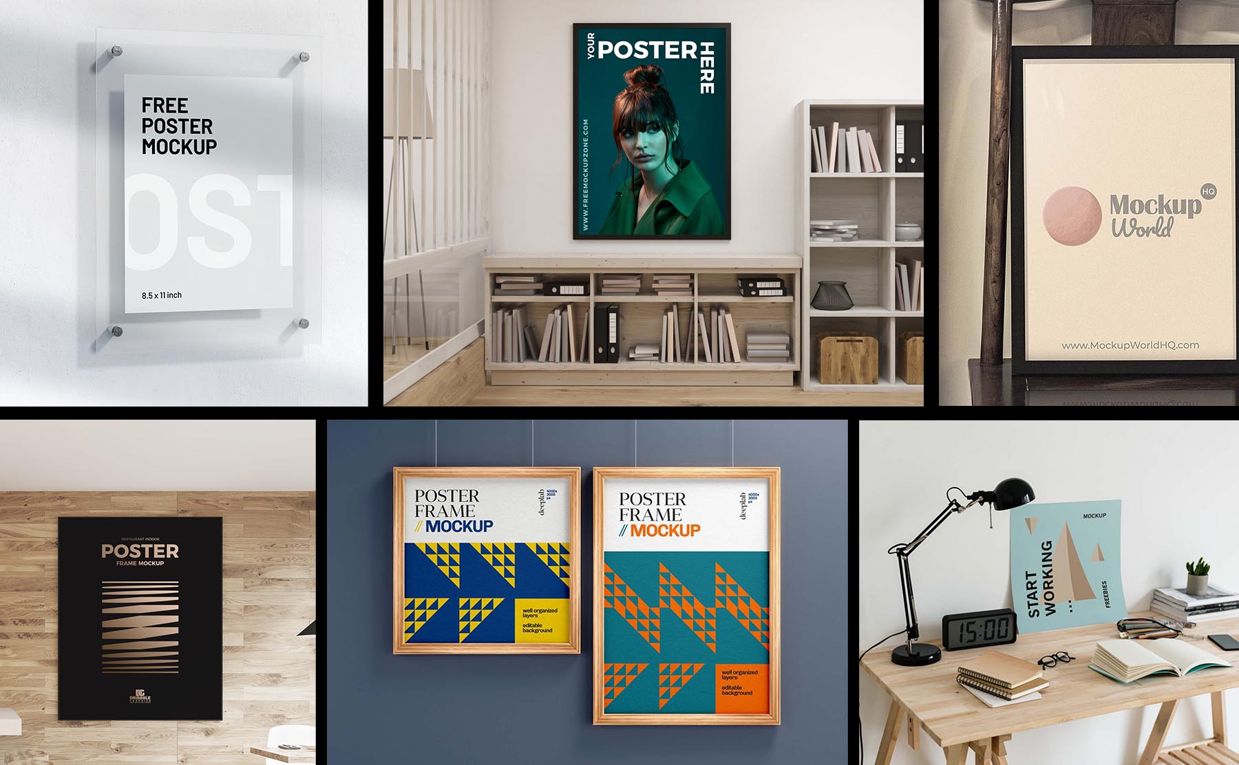 Free Download 25 Poster Mockups Design