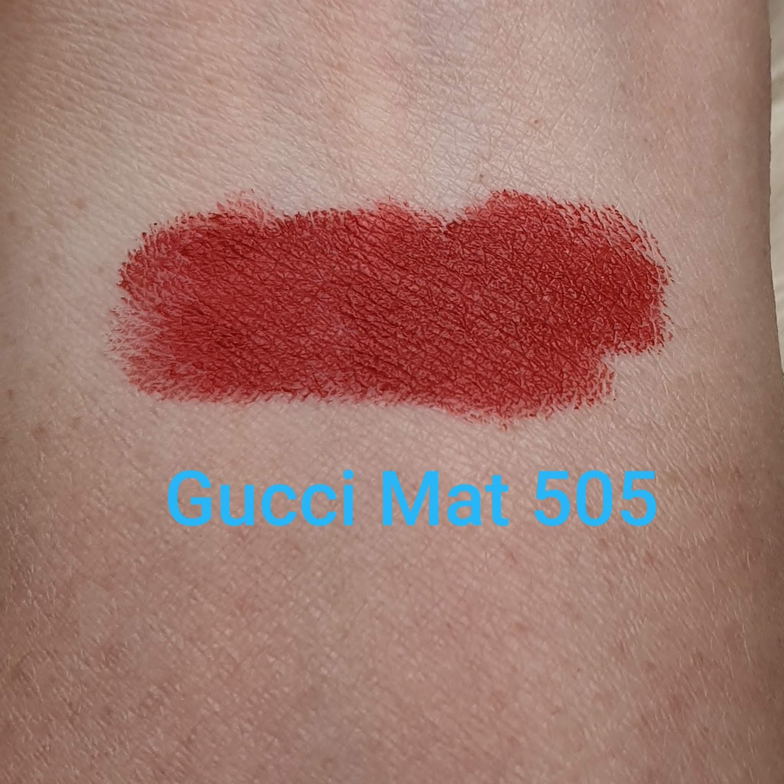 {Review} Son Gucci Rouge A Levres Mat màu #501 - Constance Vermillon ...