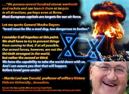 Macrocosmic Thinking: the Samson Option -a Threat to the World. Israel ...